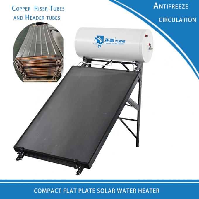 Rooftop Pressurized System Solar Water Heater with Flat Plate Solar ...