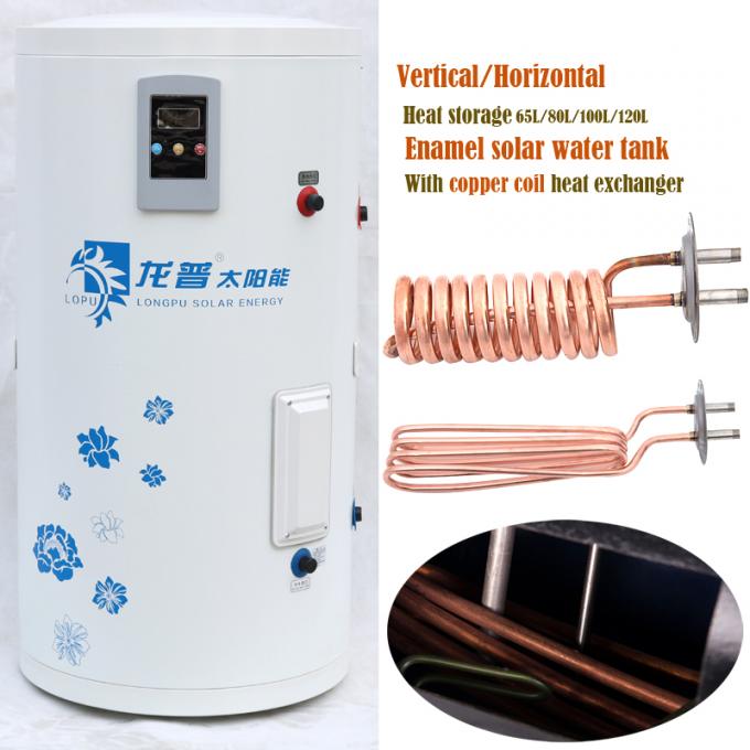 Balcony Installation 120L Enamel Water Tank Solar Heat Storage Water ...